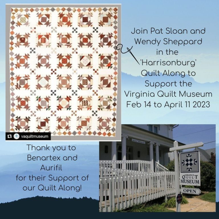 Harrisonburg Quilt Along to support the Virginia Quilt Museum – Pat ...