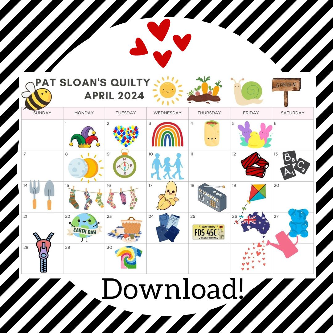 Did I finally finish the March Block a day? – Pat Sloan Quilts