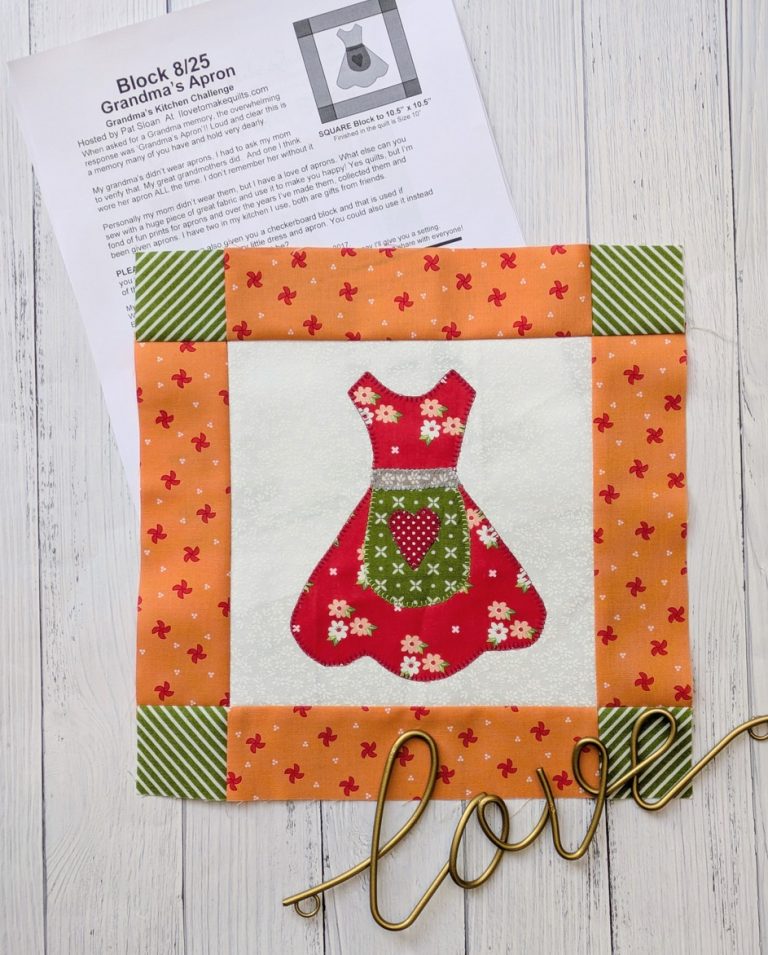 🎀Grandma’s Kitchen Block 8 & March Block a Day reveal! – Pat Sloan Quilts
