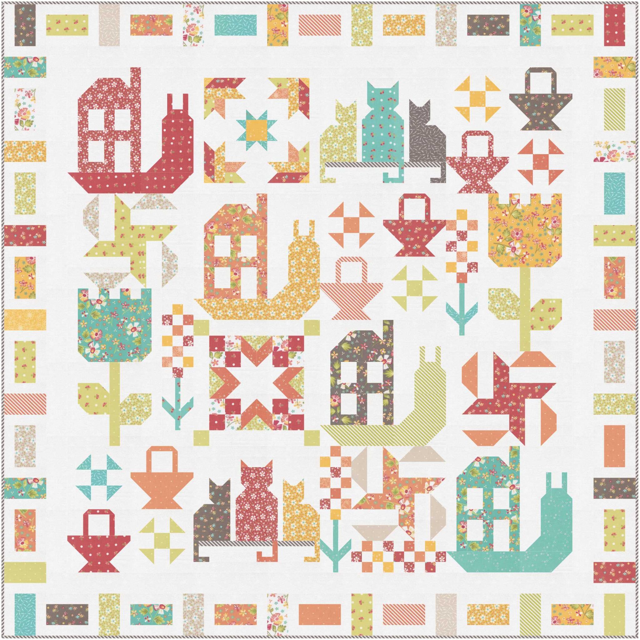 Scrappy Sampler – Pat Sloan Quilts